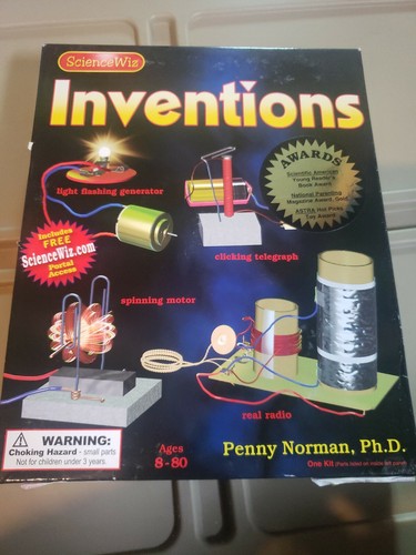 Science Wiz Inventions Kit Ages 8+ Build Explore- Penny Norman, Ph.D ...