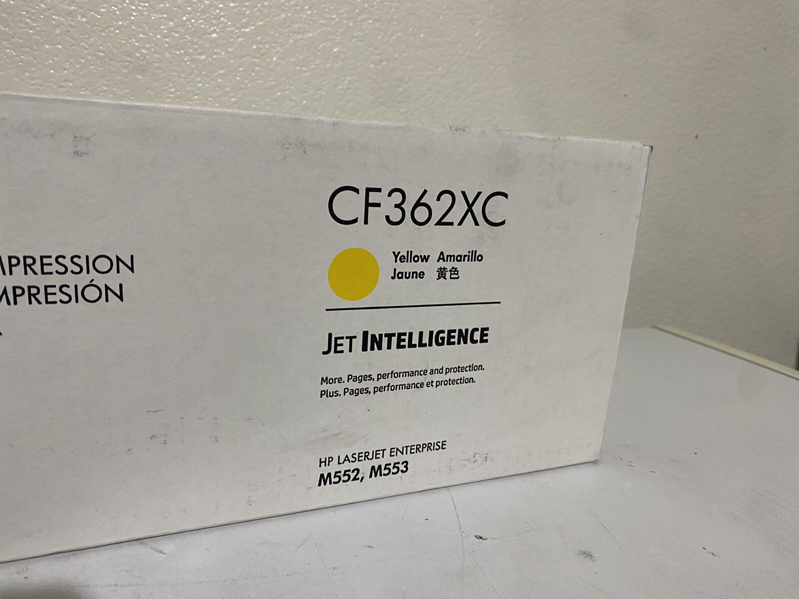HP 508X High Yield LaserJet Cartridge CF362XC Yellow For LaserJet M553 ...