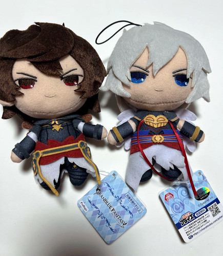 GRANBLUE FANTASY Sandalphon Lucifer Plush Mascot Set of 2 FuRyu New JP ...