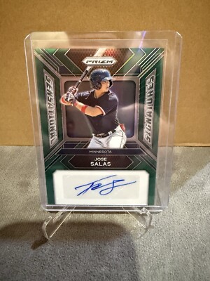 2024 Prizm Sensational Signatures Green Refractor Jose Salas #ss-js ...