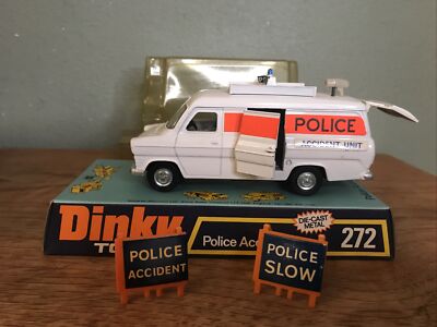 Dinky 272 Police Accident Unit Ford Transit Van - Vintage Meccano ...
