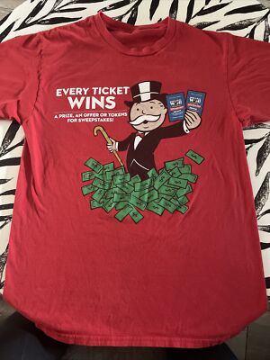 Albertsons Monopoly Game Employee Uniform Men’s Size Med Shirt RARE ...