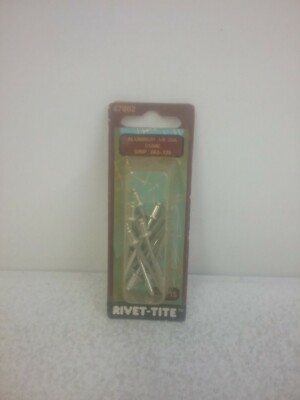 47862 Motormite Aluminum 1/8" Diameter Dome Grip Rivet 15 Pieces | eBay