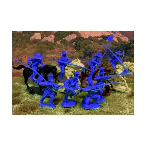 Paragon Scenics & Miniat Historical Mini Alamo Mexican Cavalry & Inf ...