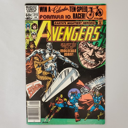 The Avengers #215 NS Jan 1982 Marvel Comics VG/FN 5.0 Molecule Man ...