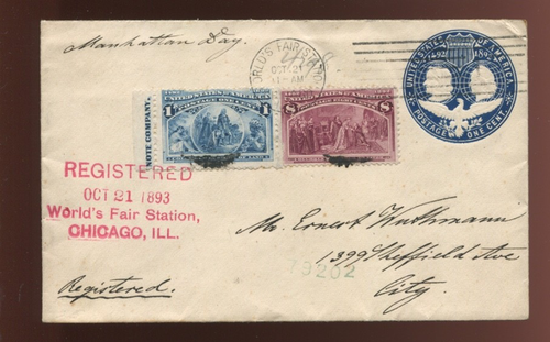 U348 Uprated Reg. Entire w/ 230 &236 Columbian Expo Station Machine ...