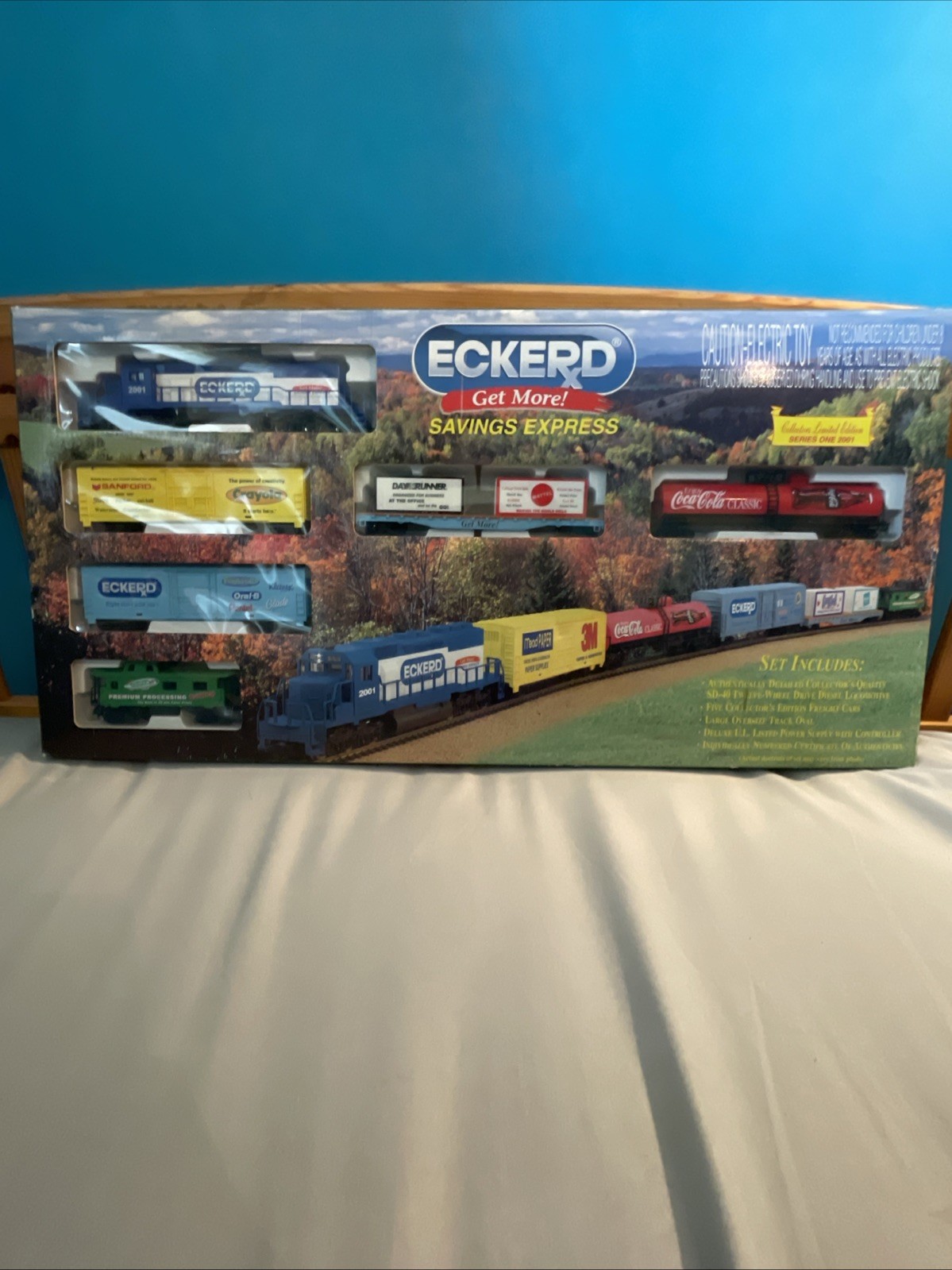 NEW Eckerd Drugs Savings Express Locomotive & 5 Cars Complete Train Set ...