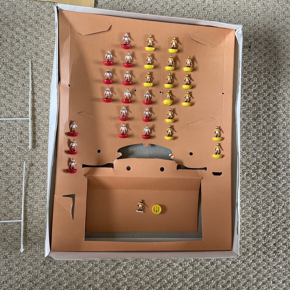 COMPLETE Vintage SUBBUTEO TABLE RUGBY Boxed SET INTERNATIONAL EDITION ...