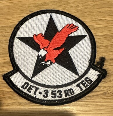 USAF US Air Force 53rd Test & Evaluation Group TEG Det 3 Patch | eBay