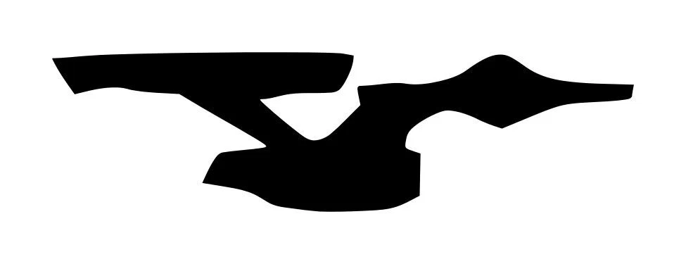 Starship Enterprise Silhouette