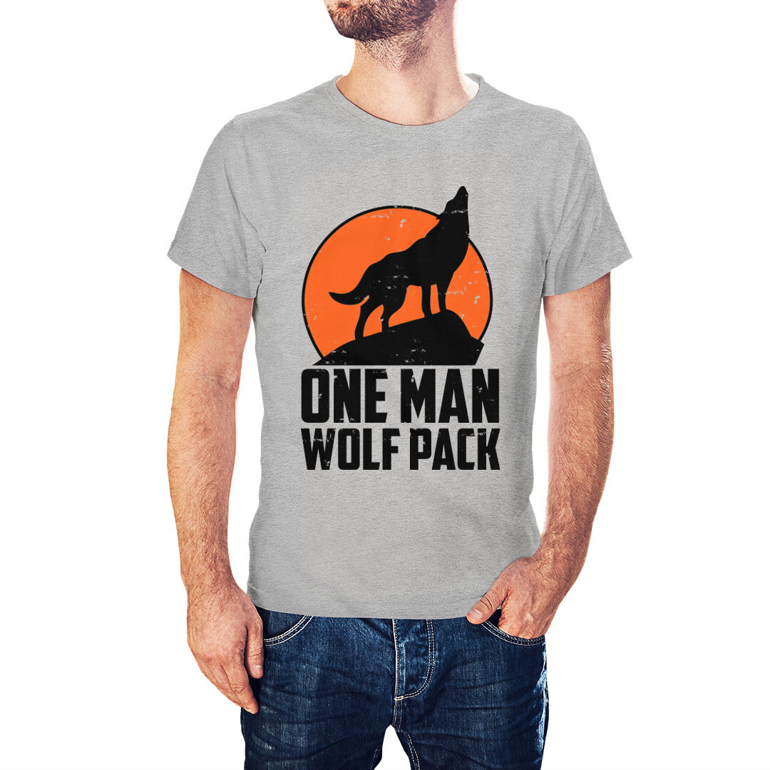 One Man Wolf Pack Inspired by Alan Hangover Printed T-Shirt | eBay UK