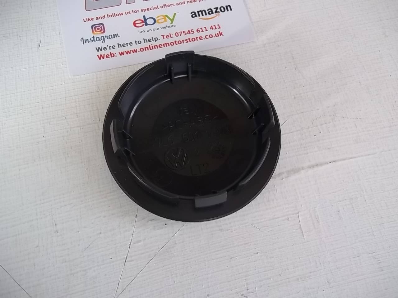 VOLKSWAGEN ALLOY WHEEL CENTRE CAP - TOUAREG - 7L6601149BRVC - GENUINE ...