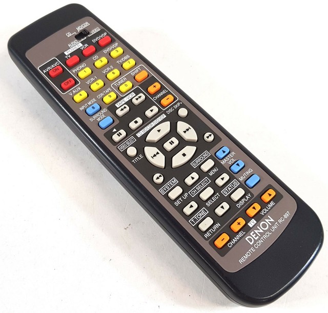 Original Denon Rc-897 Remote Control for Receiver Avr1802 Avr882 for ...
