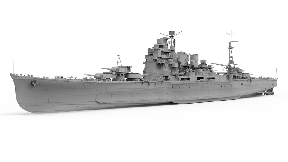Very Fire 1/350 IJN Heavy Cruiser Takao 1944 Standard Version ...