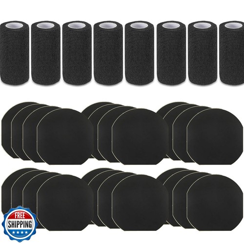24 Pack Horse Hoof Tape with 8 Rolls of Vet Wrap, Strong Sticky Wraps ...