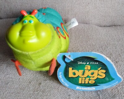 Vintage Disney Pixar A Bug's Life Heimlich Soft Plush Toy With Tags | eBay
