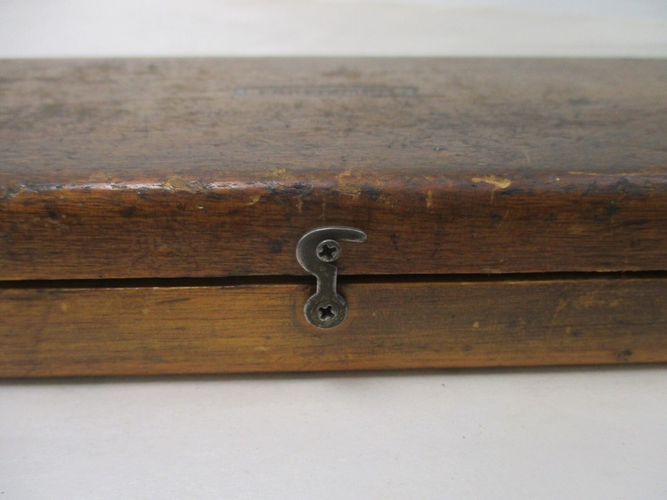 VTG. CRAFTSMAN DEPTH MICROMETER SET & WOODEN CASE | eBay