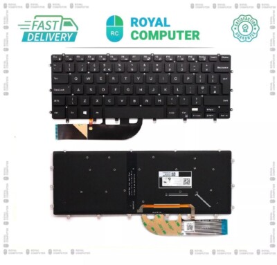 New Genuine Dell XPS 15 9550/9560/9570/7590 Backlit Laptop Keyboard ...