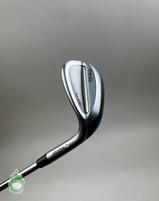 Used RH Ping White Dot Gorge Glide Wedge 60* SS Wedge Flex Steel Golf ...