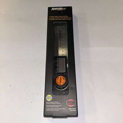 JOHNSON LEVEL & TOOL 1888-0700 7" Digital Angle Locator and Ruler New ...