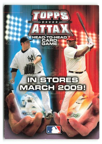 2009 Topps Attax Head-To-Head Card Game #NNO BASEBALL Card | eBay