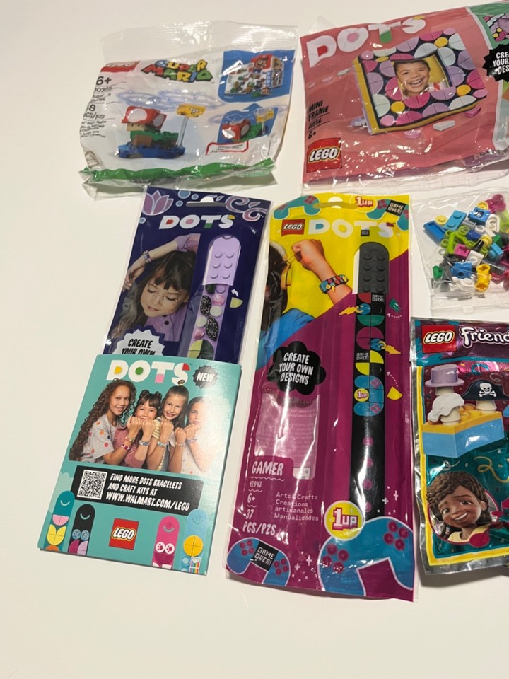 New in Package Lego Loose Sealed Bag Lot VIP Lunar Fun Pink Frogs Dots ...