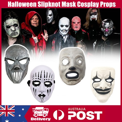Halloween Slipknot Mask Corey Taylor Dreadlocks Cosplay Props Latex ...