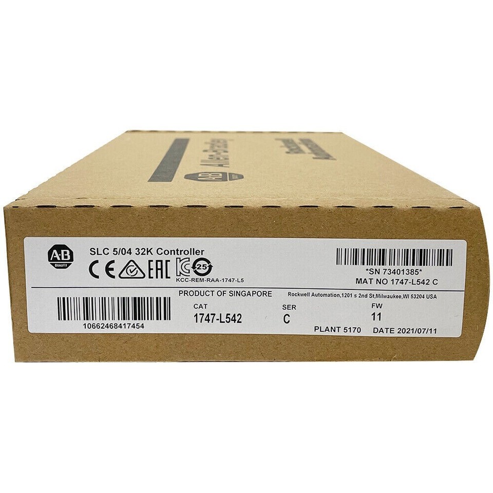 New Factory Sealed Allen-Bradley 1747-L542 /C SLC 500 5/04 CPU ...
