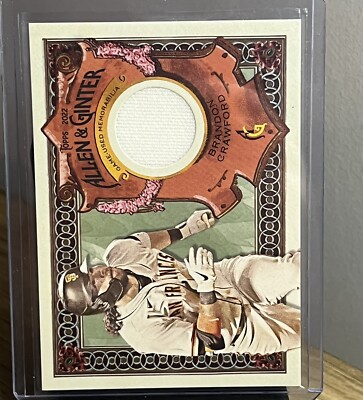 Brandon Crawford 2022 Allen & Ginter Relic Card #AGRA-BC | eBay
