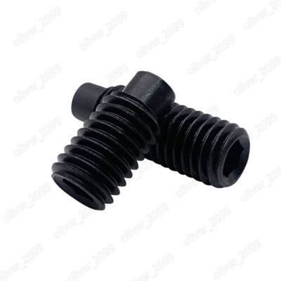 Black 12.9 Steel Hexagon Socket Set Screws With Dog Point DIN915 M2.5-M16 | eBay