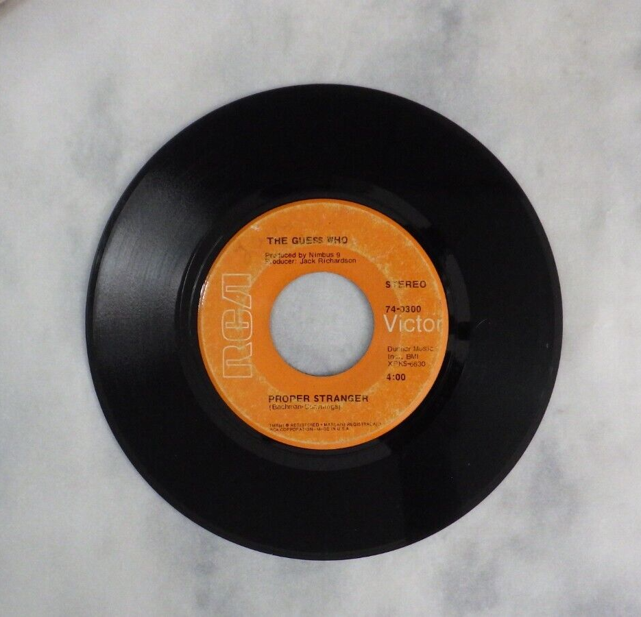 THE GUESS WHO No Time / Proper Stranger RCA VICTOR 74-0300 | eBay