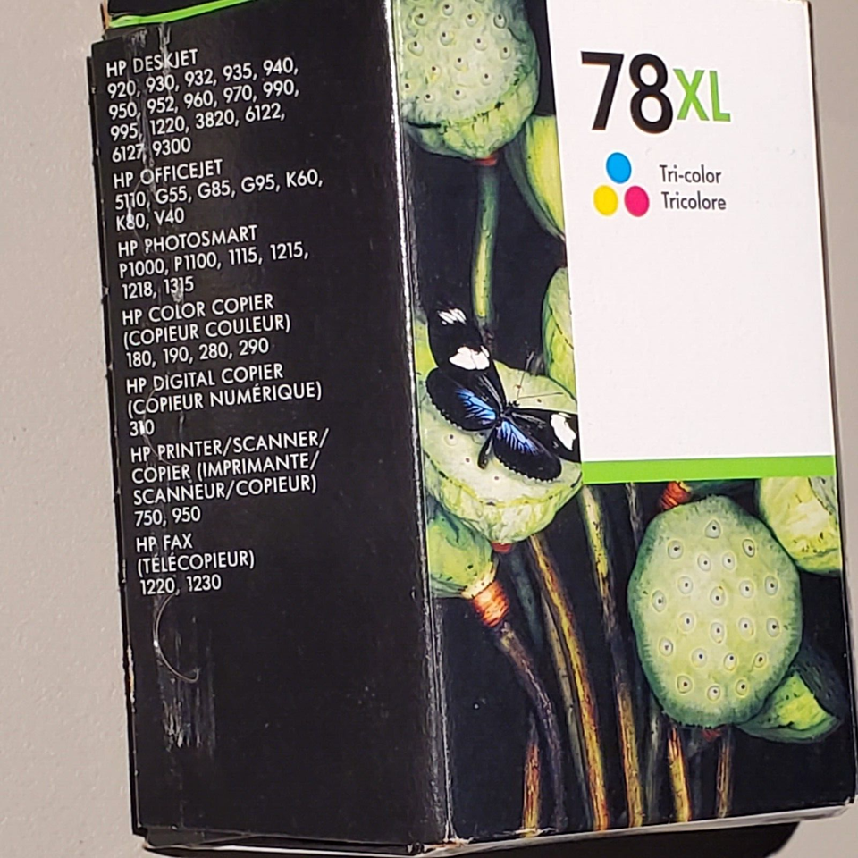 HP 78XL 2 original ink cartridges tri-color cyan yellow magenta new ...