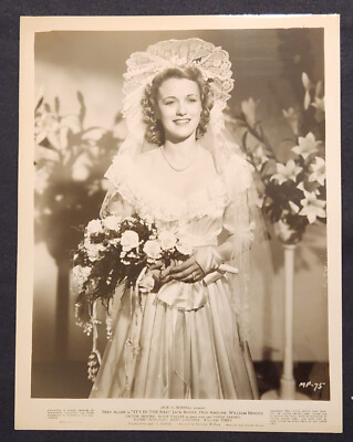Gloria Pope Wedding Dress in Motion Picture It's In The Bag Press Photo ...