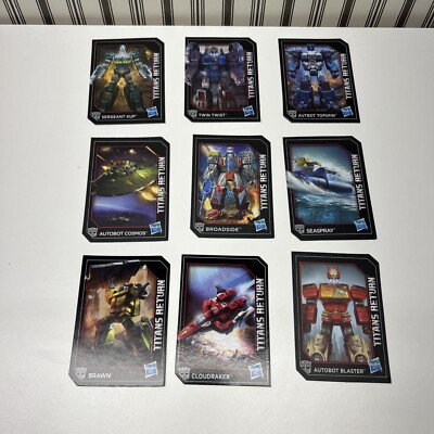 Transformers Titans Return Card Lot of 9 Autobot Wreckers | eBay