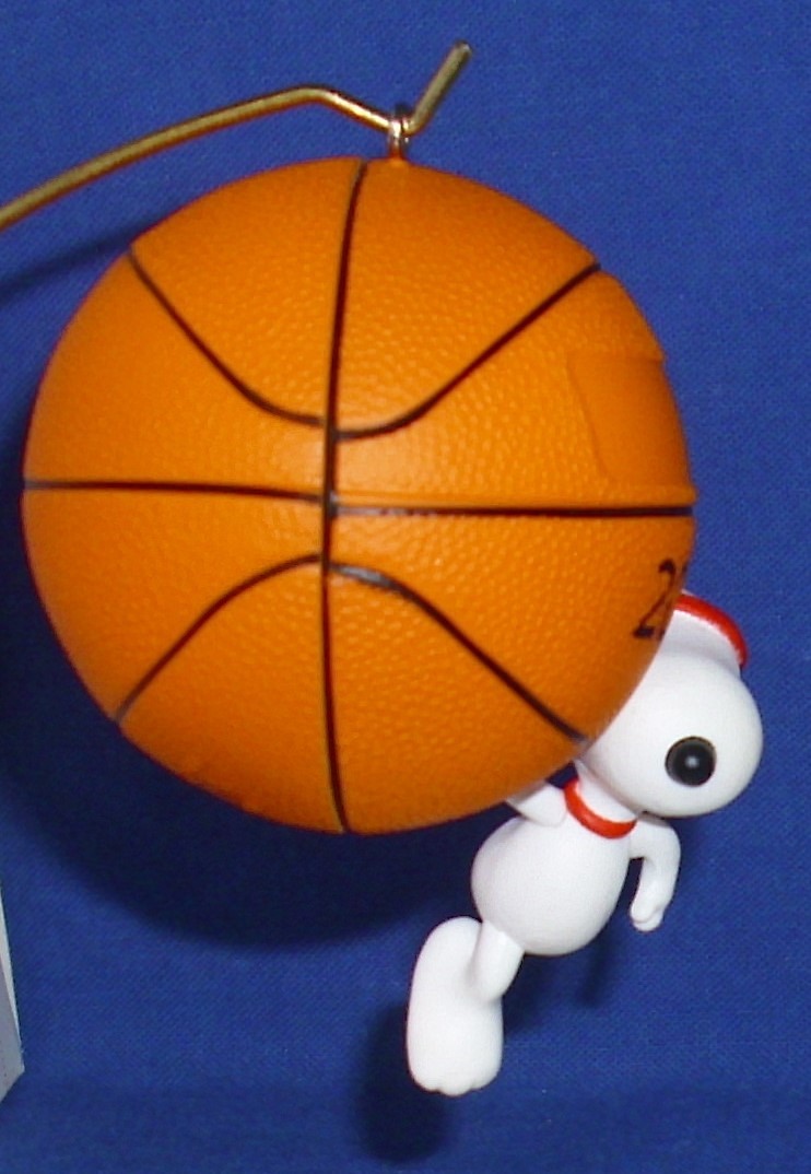 Hallmark Peanuts Ornament Slam Dunk Snoopy 2016 Basketball Can ...