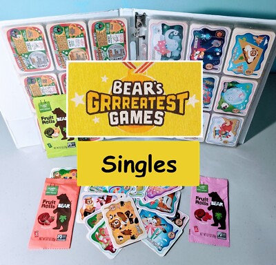 Bear's Grreatest Games Bears Fruit Roll - Collectible Cards Singles You ...