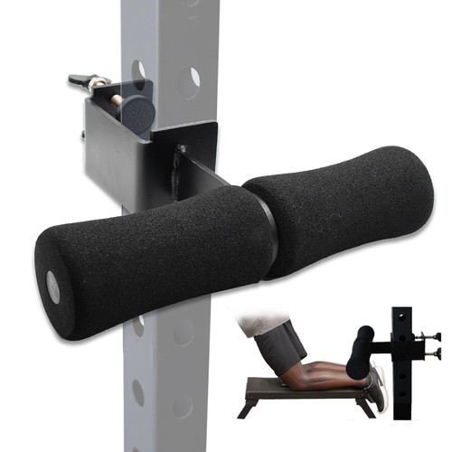 Nordic Hamstring Curl Squat Rack Attachment, with Steel & Foam Padded ...