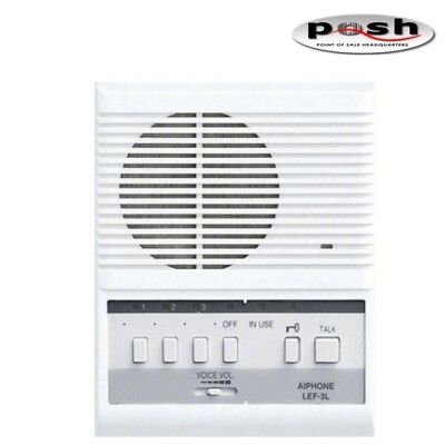 NEW – Aiphone LEF-3L 3-Call Master Intercom Station with Selective Door ...