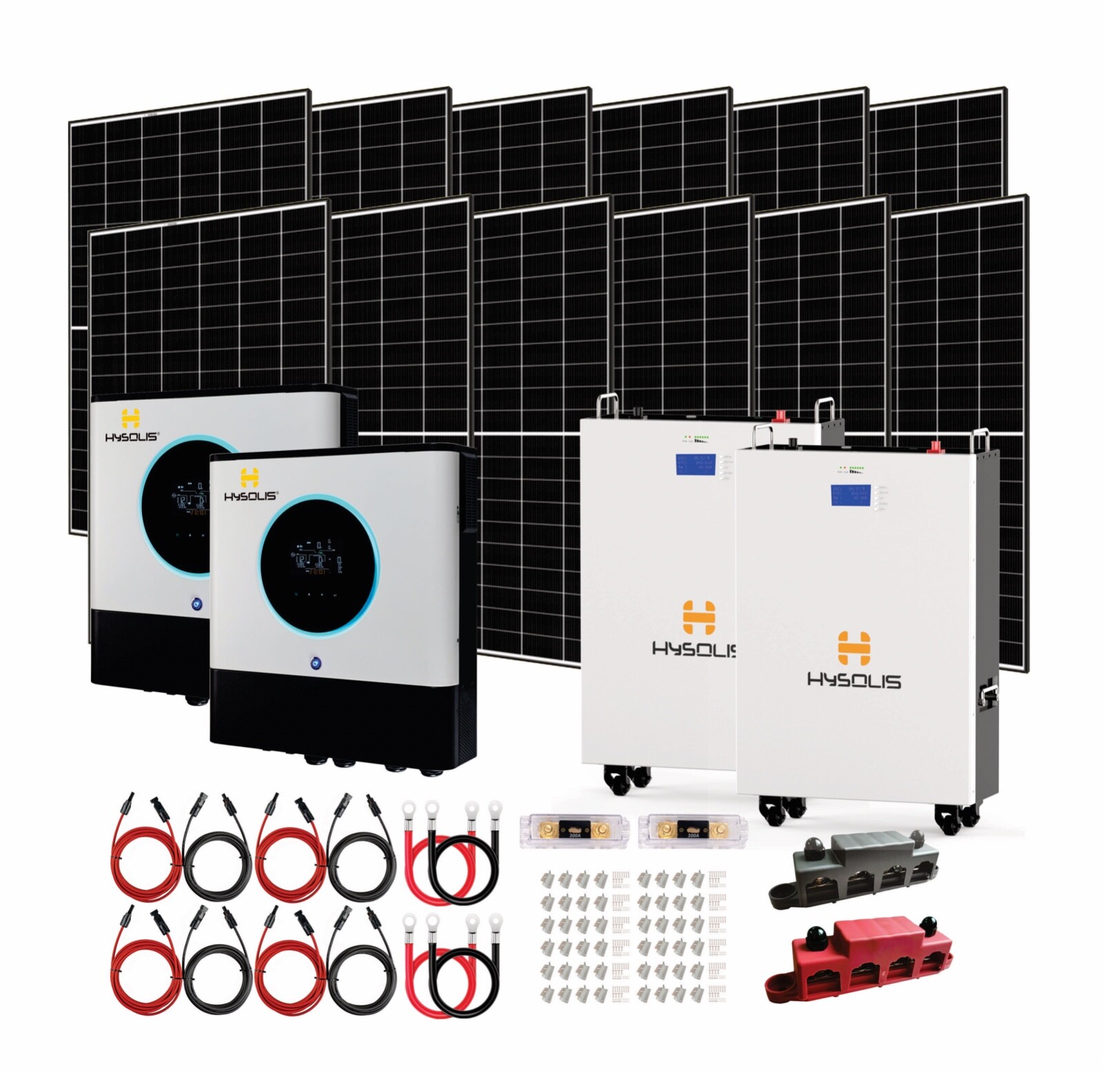 13KW Split Phase Solar Power System Complete Kit, Inverter+ Lithium ...