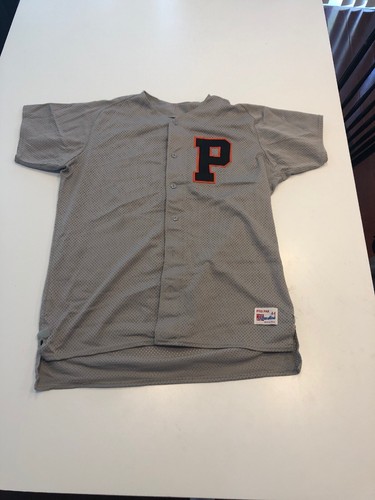 Game Worn Used Princeton Tigers Speedline Baseball Jersey Size 44 #33 ...