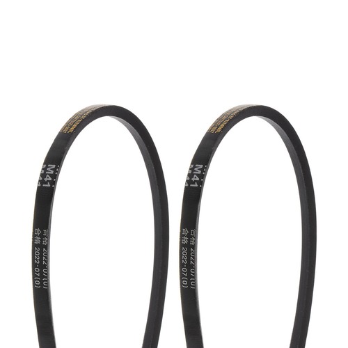 2Pcs M-41 Rubber V Belt Drive Transmission Belt 41" Pitch Girth JIS ...