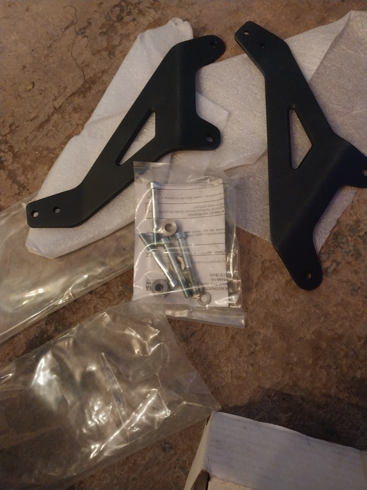 Yamaha Bolt Backrest, Sidearms Kit Part Number - 1TP-F84A0-V0 | eBay