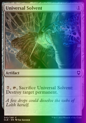 Universal Solvent (342/1023) Commander Legends Battle for Baldur's Gate ...