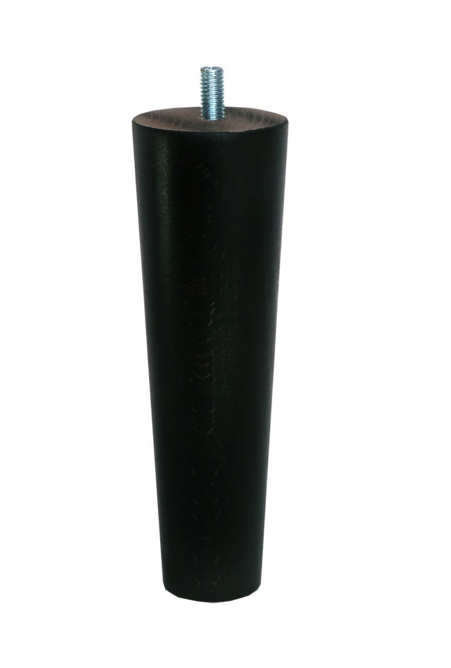 4x Wooden Round Furniture Tapered Legs Feet For Sofa Table Chair 5'' to ...