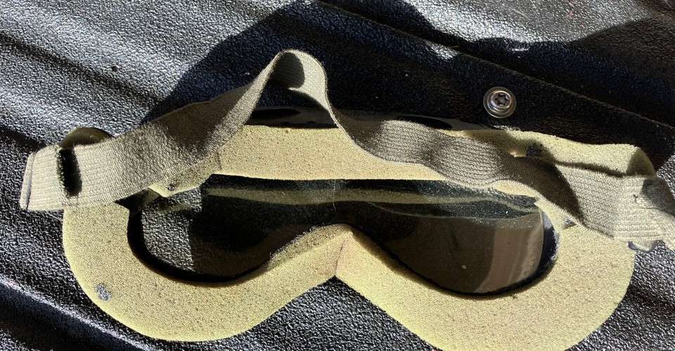 Vintage US Military Goggles Sun Wind Dust Vietnam War USGI | eBay