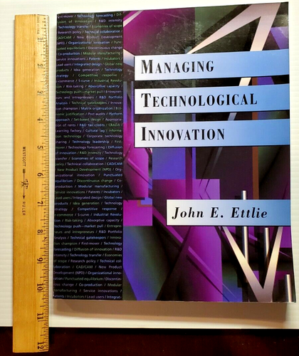 Managing Technological Innovation John E. Ettlie 2000 Softcover Book | eBay
