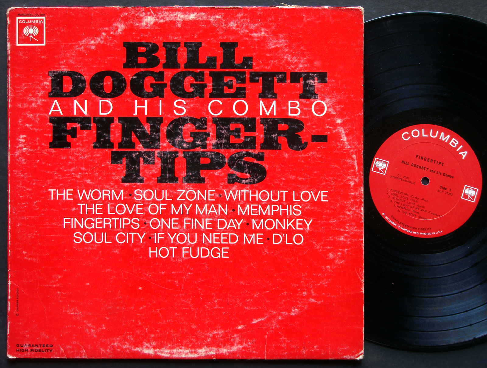 BILL DOGGETT And His Combo Fingertips LP COLUMBIA CL 2082 US 1963 2-EYE ...