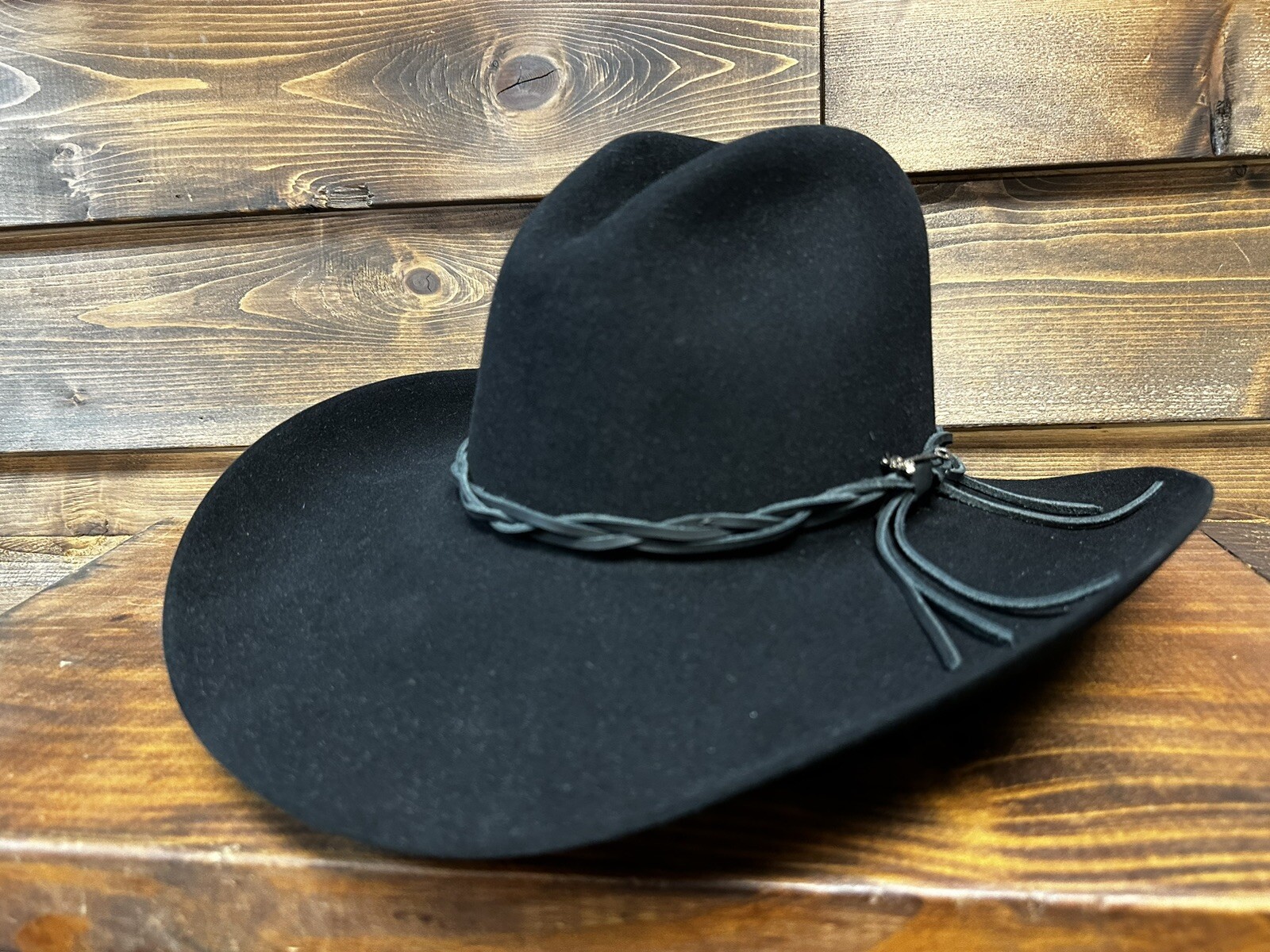 STETSON GUS 6X COWBOY FELT HAT BLACK-Made in U.S.A. | eBay