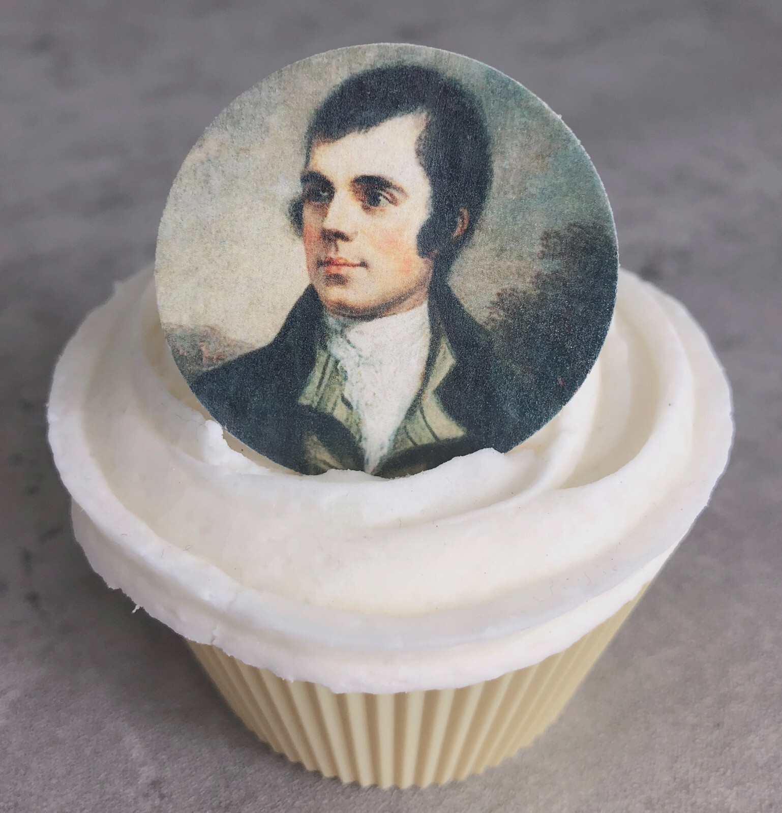 Precut Burns Night Robert Robbie Burns Edible Wafer Cupcake Party Cake ...