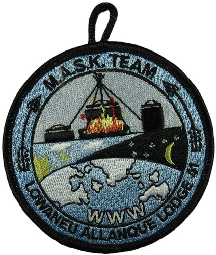 Lowaneu Allanque Lodge 41 Three Fires Council IL MASK Team BLK Bdr ...